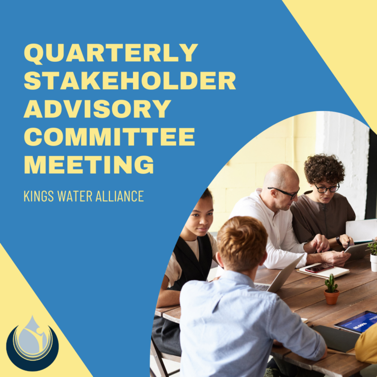 Stakeholder Advisory Committee Meeting 10-17-2024 - Kings Water Alliance