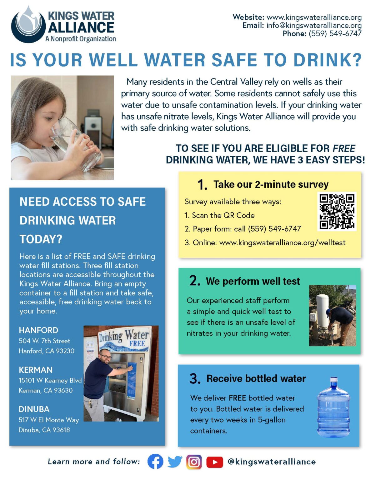 Kings Water Alliance Informational Materials - Kings Water Alliance